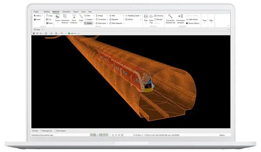 Network Planning for Tunnels & Transportation | Ranplan Wireless